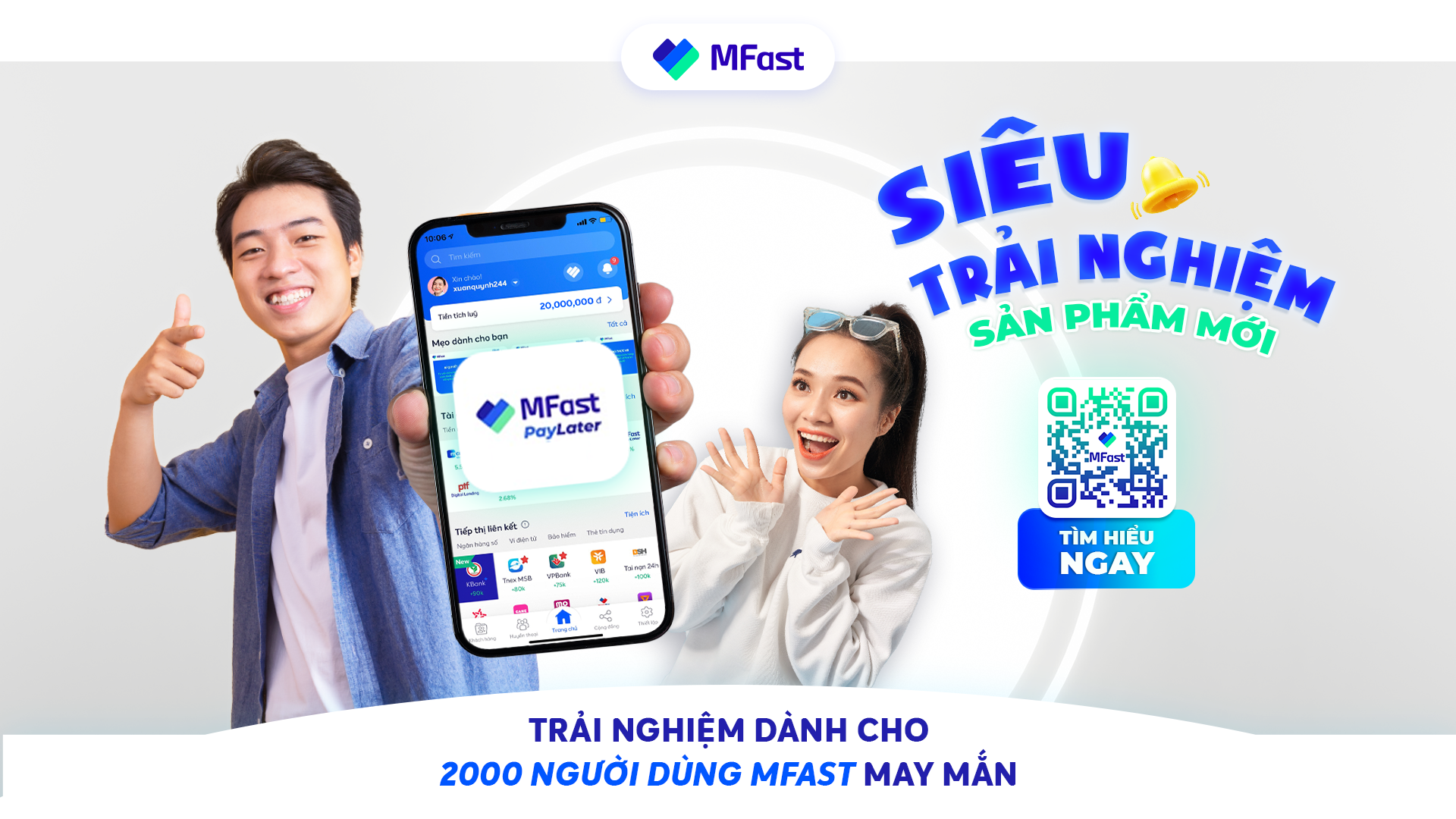 Tưng bừng trải nghiệm sản phẩm mới - MFast Pay Later đã có mặt trên MFast